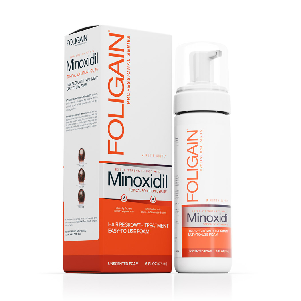 Foligain Women’s Advanced Hair Regrowth Treatment Foam – 3 Month ...